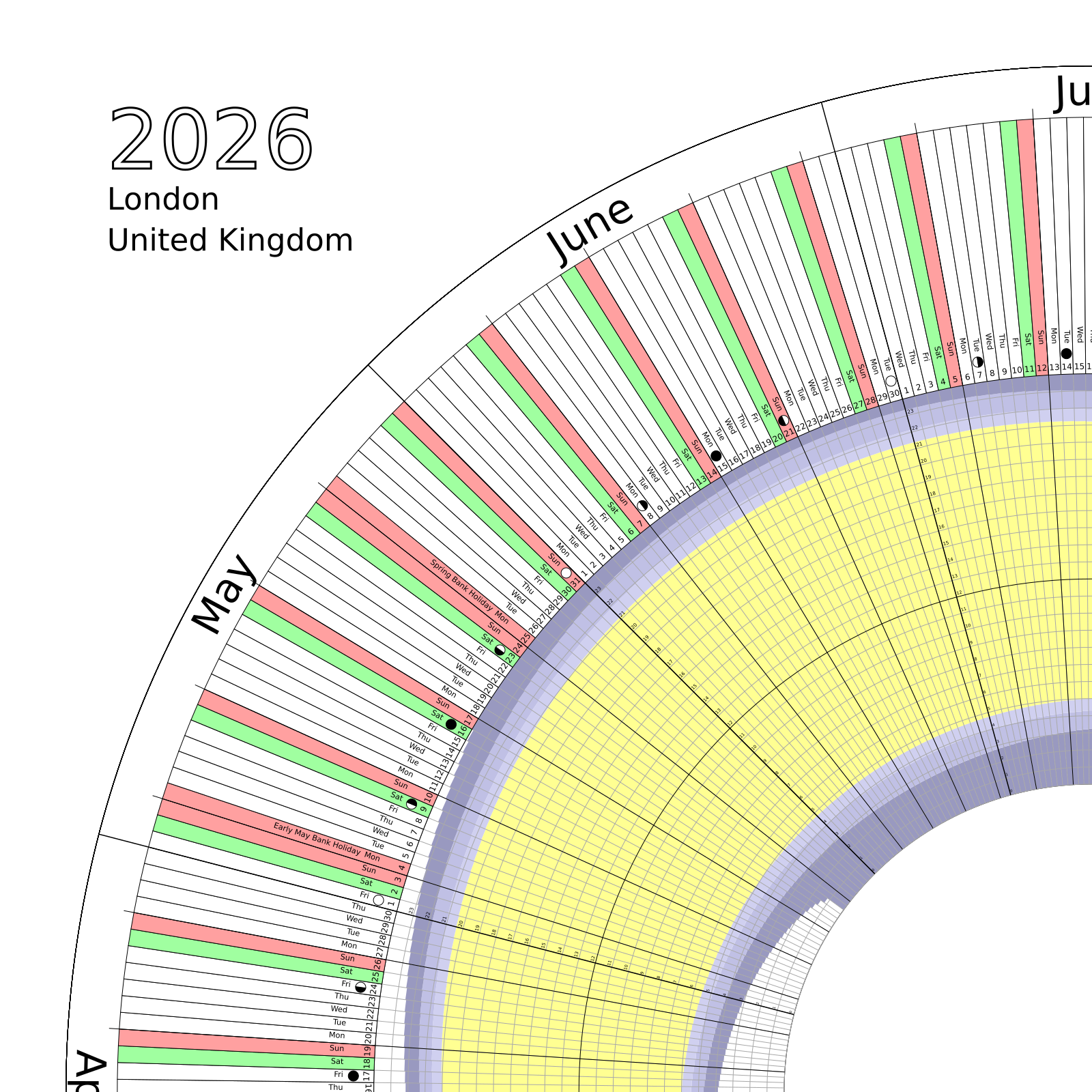 My Circular Calendar